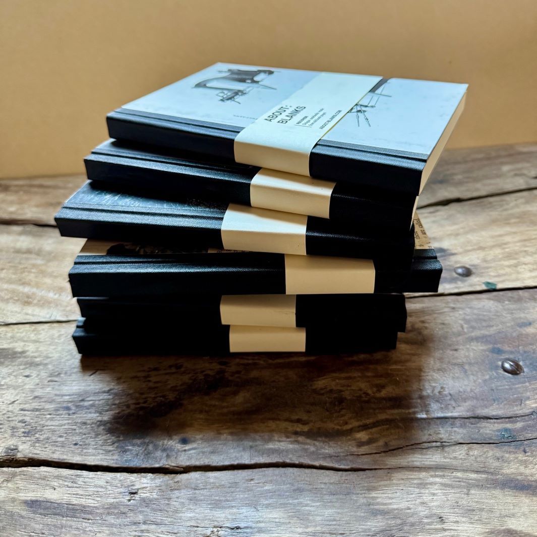 About: Blanks | A5 Recovered Hardback Sketch Notebook – Green Tulip