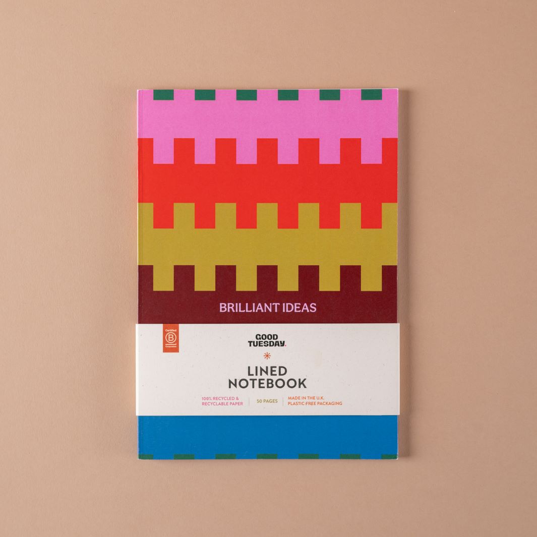 A5 Brilliant Ideas Notebook – Green Tulip