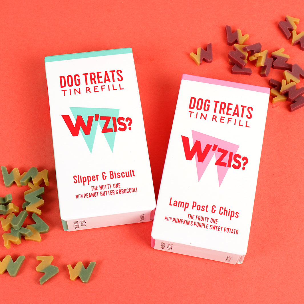 W'ZIS? | Plant Based Dog Treat Refill | Vegan Dog Treats – Green Tulip