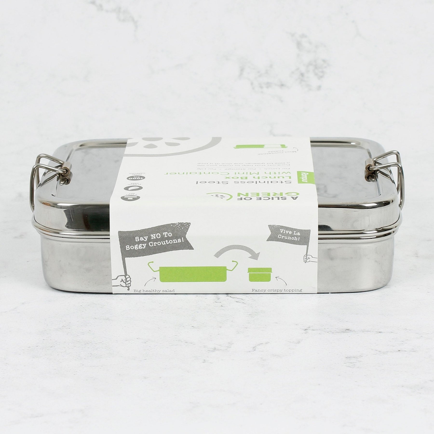 A Slice of Green | Rampur Lunch Box with Mini Container | Lunch Box ...