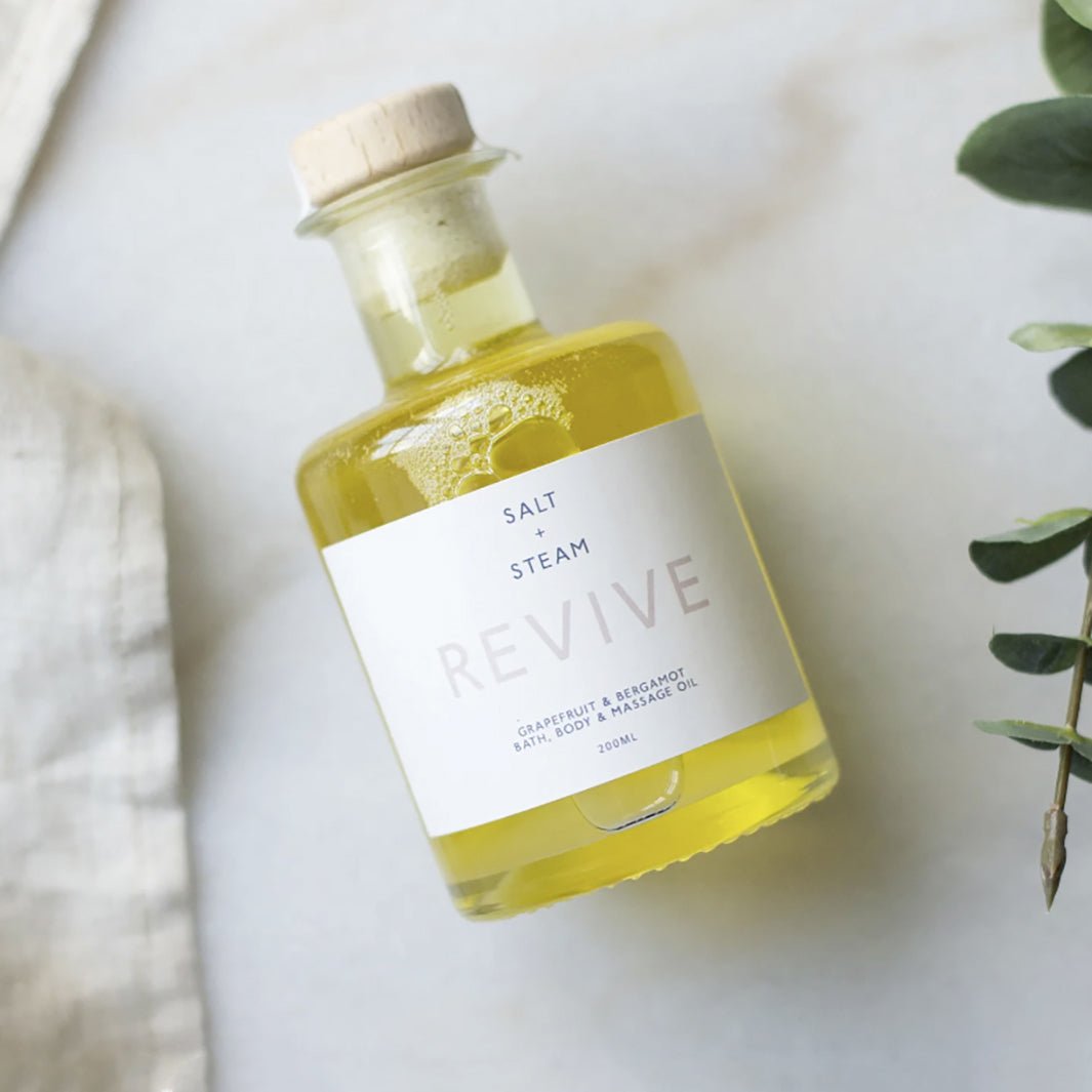 Salt + Steam | Revive Bath & Body Oil | Bath & Body Oil – Green Tulip