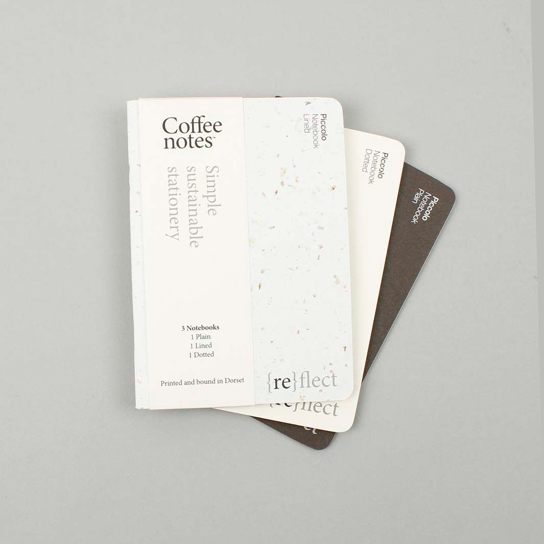 Coffeenotes | Set of 3 Stitched Notebooks - Piccolo (A6) - Café – Green ...